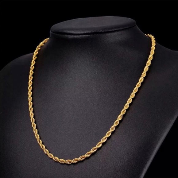 Accessories | New 18k Gold Plated Chain Necklace | Poshmark